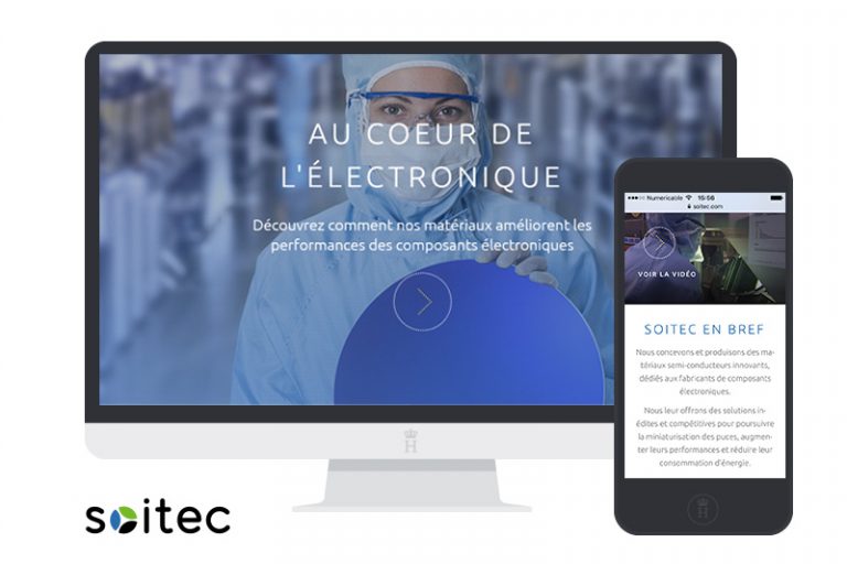 Soitec : nouveau site internet - La Haute Société